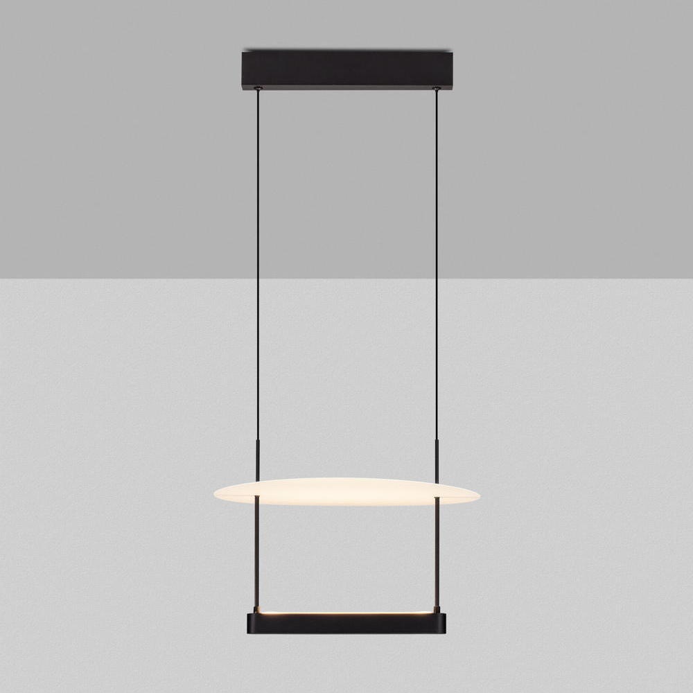 LED Pendelleuchte Diona in Schwarz und Weiß | Nova Luce